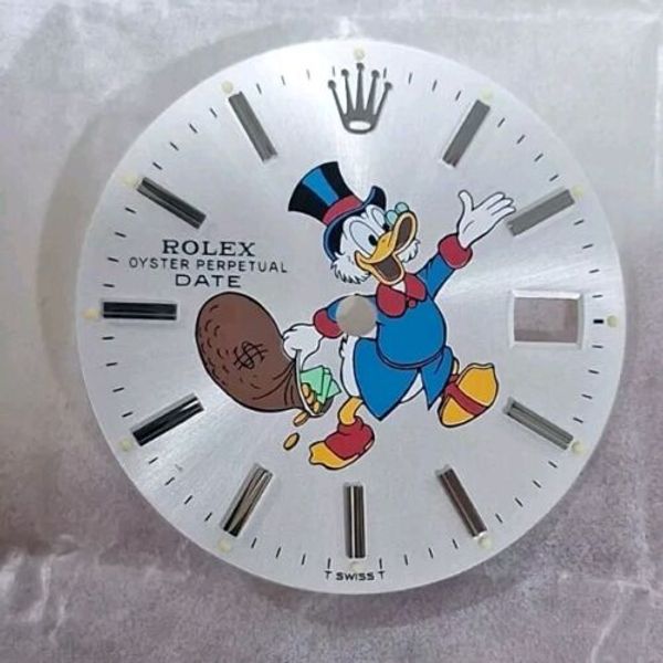 Rolex Quadrante Zio Paperone Scrooge Date 1500 Dial | WatchCharts ...