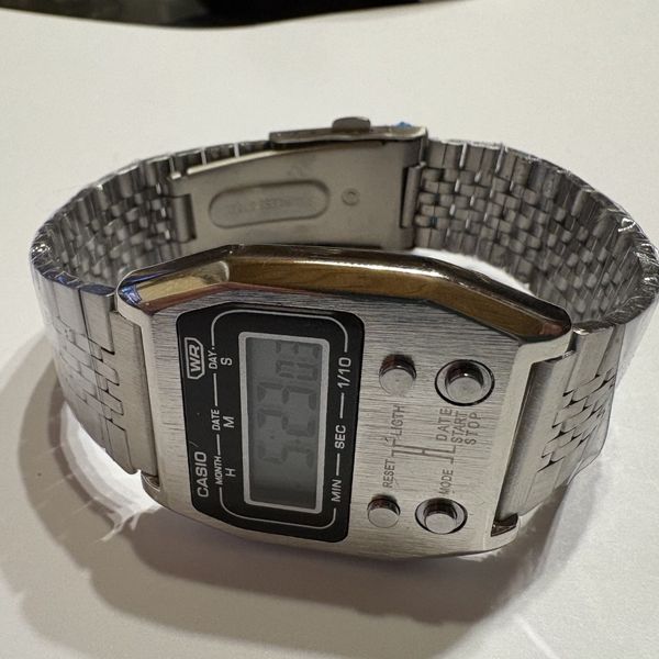 Casio watch A-1100 Vintage Series Silver Metal Case | WatchCharts ...