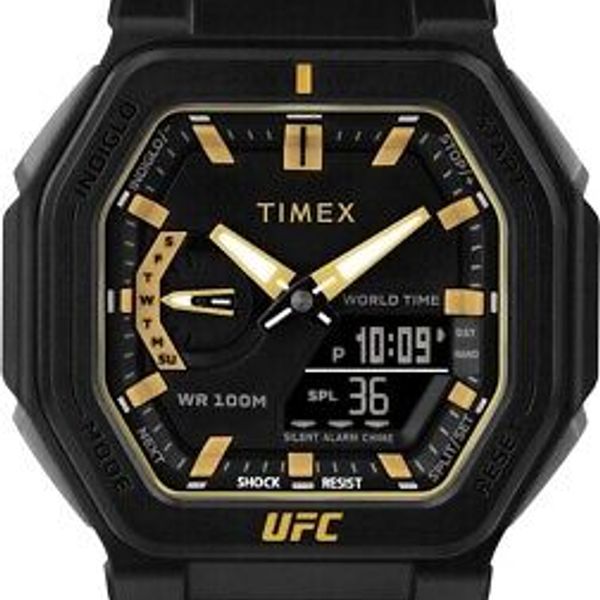 Timex UFC Colossus Mens Watch with Black Resin Strap TW2V55300 ...