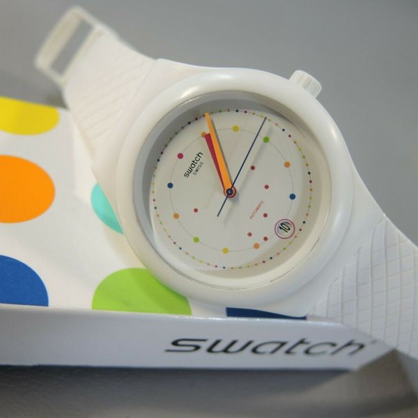 Swatch SISTEM 51 Mechanical Watch WHITE SUTW400 Rare Automatic Swiss ...