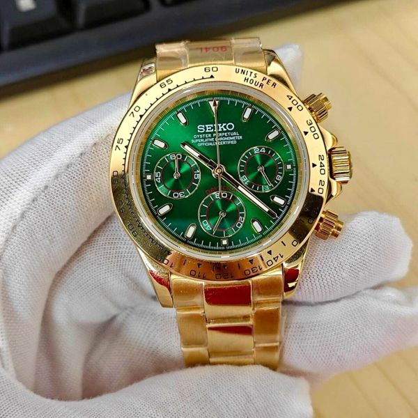 40mm Seiko VK63 Daytona Chronograph Build with Sapphire Crystal ...