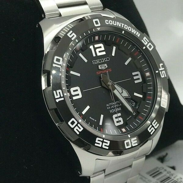 Seiko 5 Sports 100m Automatic Mens SRPB81J1 (Made in Japan) RRP £249 ...