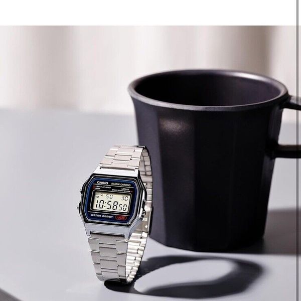 Casio A158WA Series | Unisex Digital Watch | Vintage | WR | 100 SEC ...