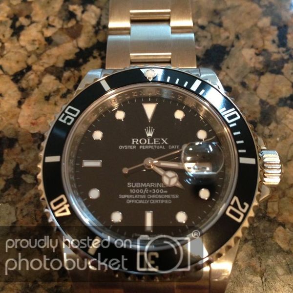 FSOT: Rolex Submariner 16610 V Series - Reduced | WatchCharts Marketplace