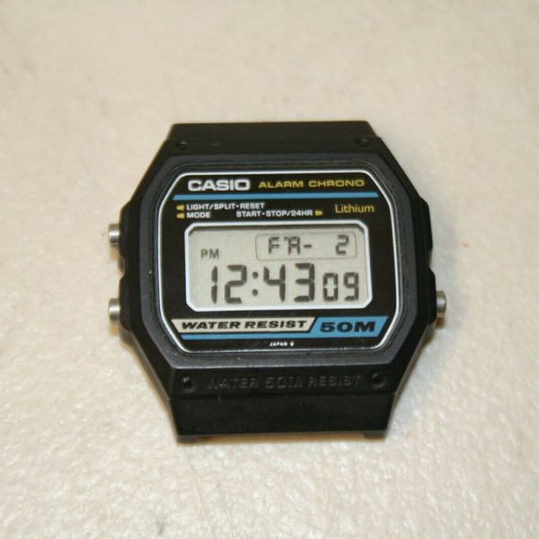 Casio W-14 Module 596 Digital Lcd Alarm Chronograph Japan | WatchCharts