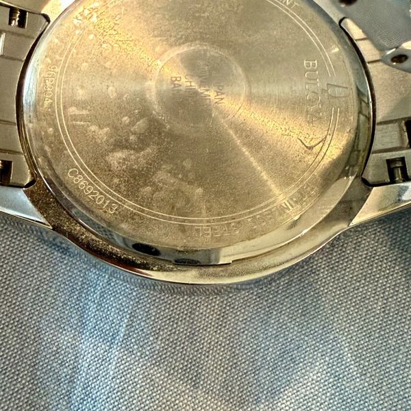 Bulova Menâ s Chronograph Stainless Steel Watch â Model 96B204 ...