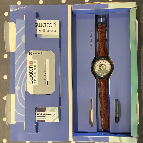 Swatch The Beep - Pager Watch - Vintage | WatchCharts Marketplace
