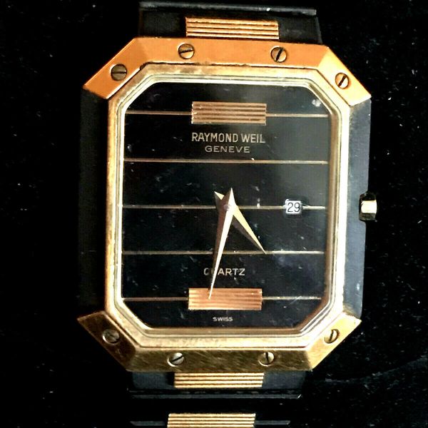 VINTAGE RAYMOND WEIL SWISS QUARTZ 9034 WOMEN WATCH movement 956-031 ...