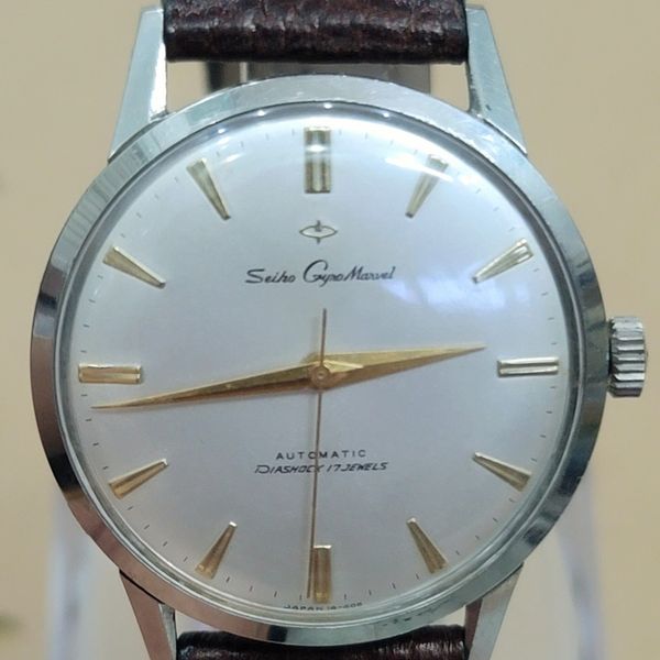 1960S VINTAGE SEIKO GYRO MARVEL 17 JEWELS AUTOMATIC JAPAN MENS WATCH ...