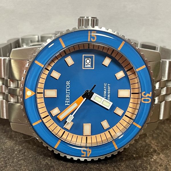 Fso: Heritor Edgard Blue Dial | WatchCharts Marketplace
