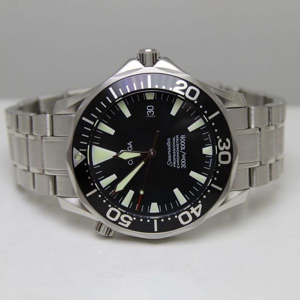 Omega Seamaster Pro 300M SMP 2254.50 Black Wave Sword Hands 41mm Auto ...