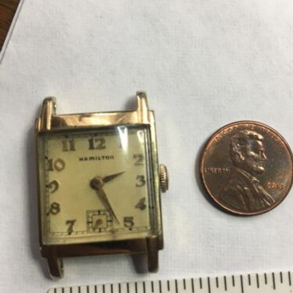 Vintage 14k Gold Filled Hamilton 982 19 Jewel Mens Watch Runs | WatchCharts