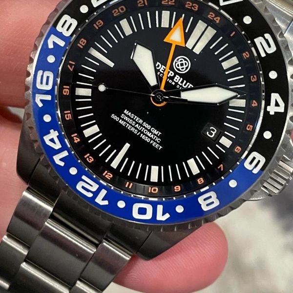 FS: DEEP BLUE MASTER 500 GMT SWISS MISSING A COUPLE LINKS ...