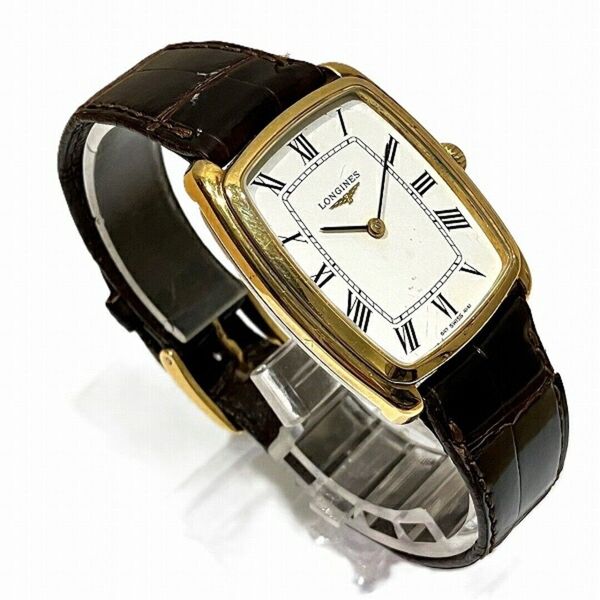 Reserved Longines Watch Manual 30mm Men's White Swiss Square Vintage ...