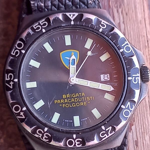 Breitling DPW Military Paratrooper Brigade Folgore Vintage Watch ...