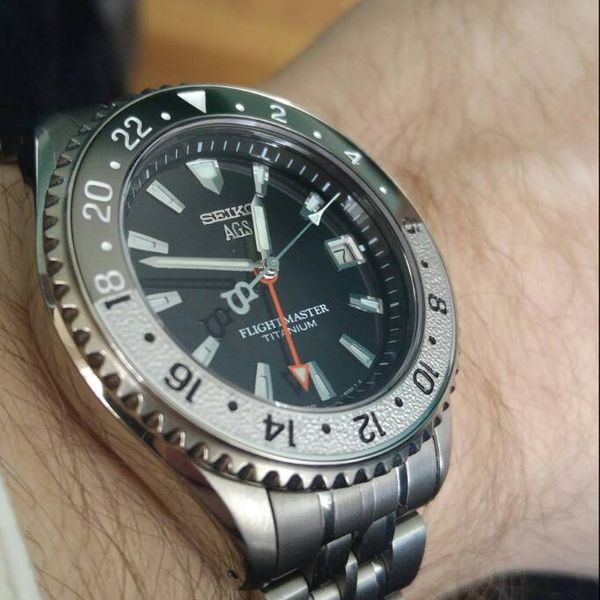 FS: Seiko AGS Flightmaster Titanium 5M45-6A50 (EU) | WatchCharts
