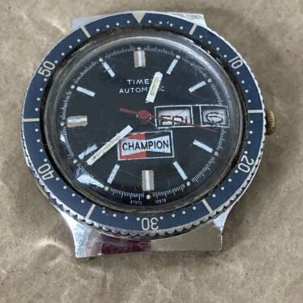 Vintage Timex Automatic Champion Dial Watch .. 37mm Original VGC ...