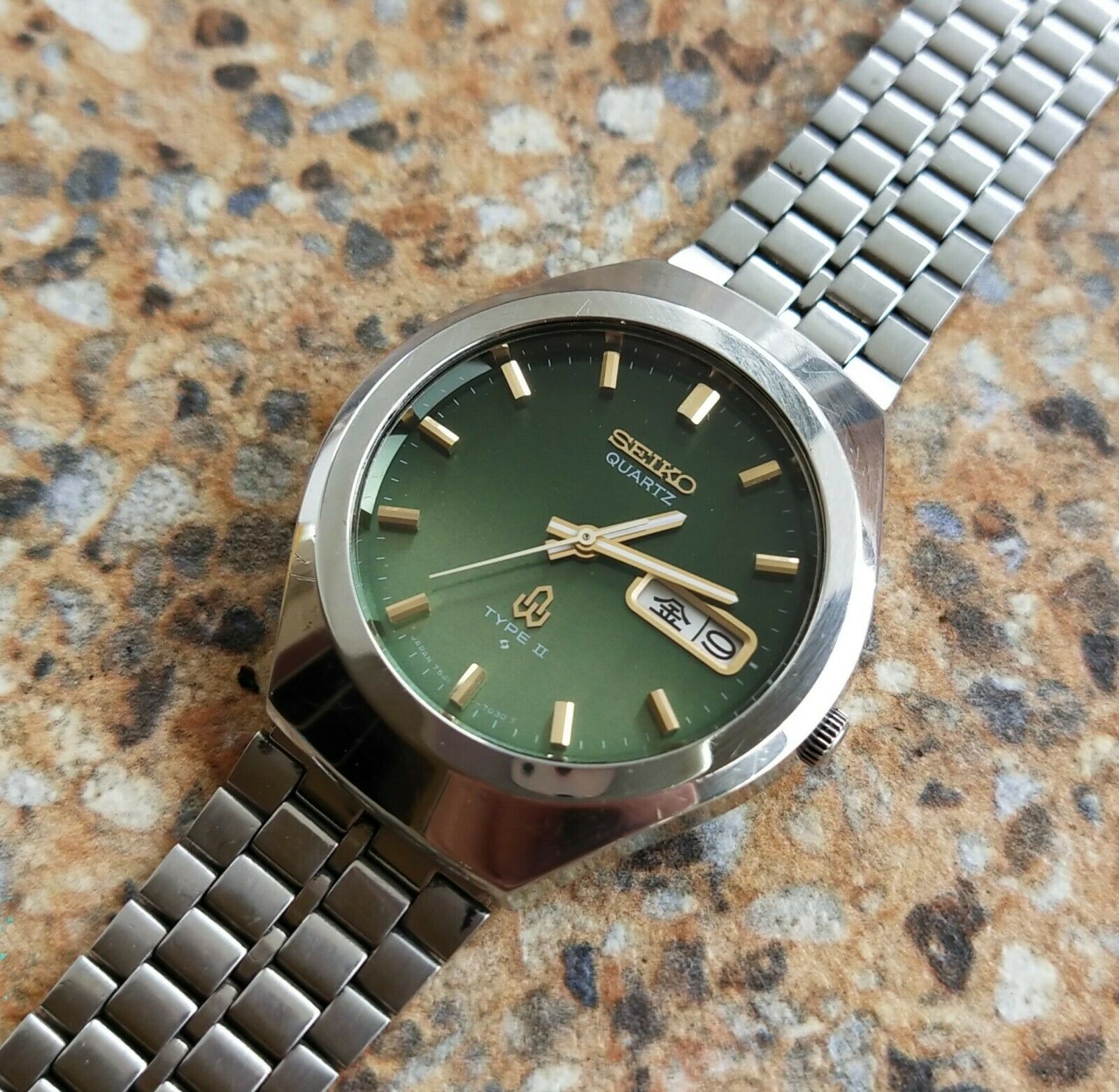 Vintage Seiko Quartz Type II (SQ) 7546 7020 Kanji September 1977 JDM ...