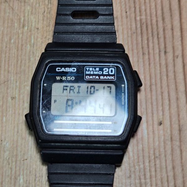 Vintage Casio DB-20W Data Bank Digital Watch Telememo 20 | WatchCharts Marketplace