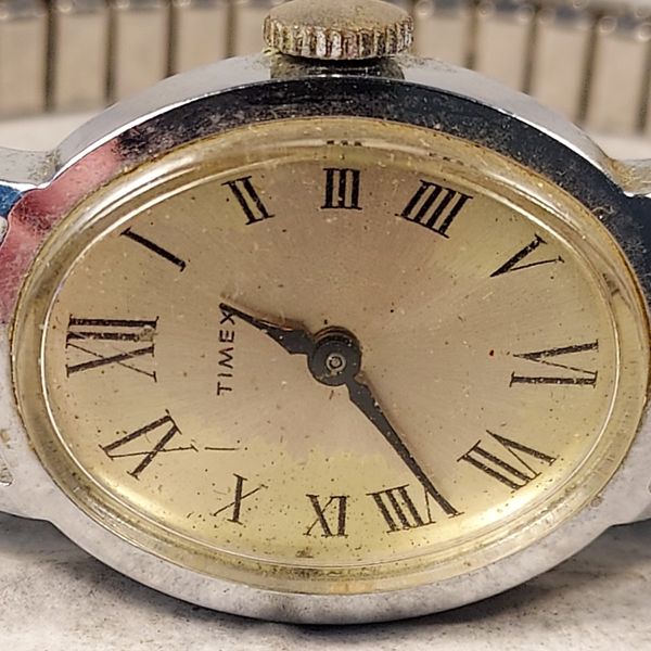 Vintage Native American Turquoise Watch Band Woman's Wind-Up Timex ...