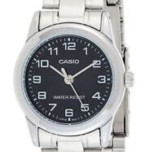 Casio Quartz LTP-V001D-1B Japan Mov't Stainless Steel WR 30M Women's ...