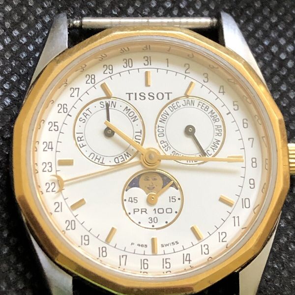 Tissot P 365/564 Triple Calendar Moon phase Watch | WatchCharts Marketplace