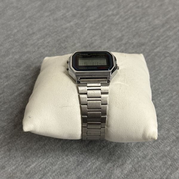 Casio Men's 593 A158W Stainless Digital Watch Alarm Water Resist Works ...
