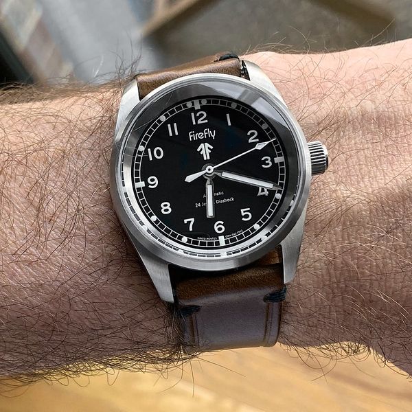 Custom Pilot Watch - Firefly V2 Dial, Dagaz Hands, Tokielab Case, NH-38 ...