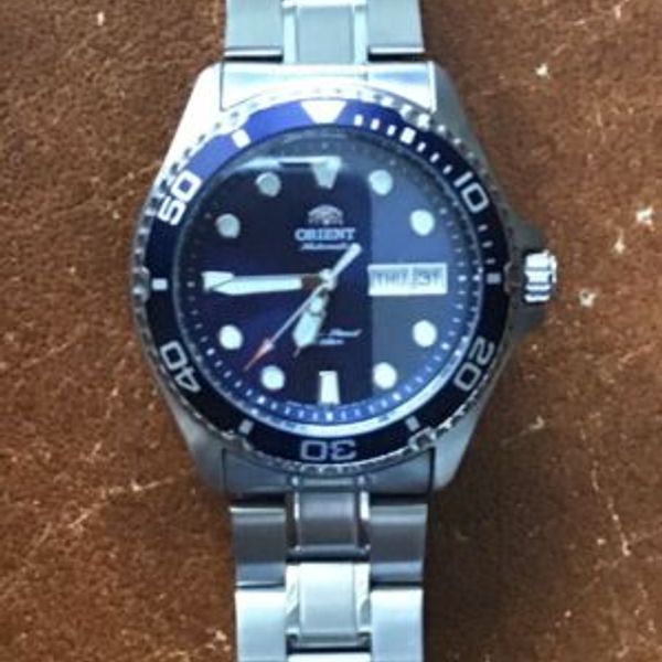 Orient Ray ll Blue Dive Watch | WatchCharts Marketplace