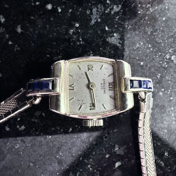 Rare Vintage Spaulding & Co Concord Speidel 17 Jewel Gold Watch ...
