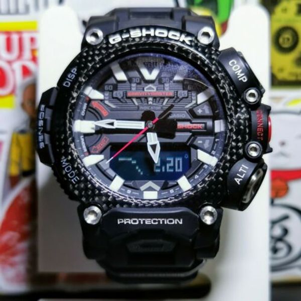 Casio G-Shock GR-B200 Black GravityMaster Bluetooth Quad Sensor Alti ...