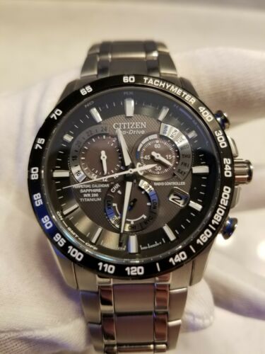 Citizen Eco-Drive Perpetual Chrono Atomic Time Men's Titanium Watch ...