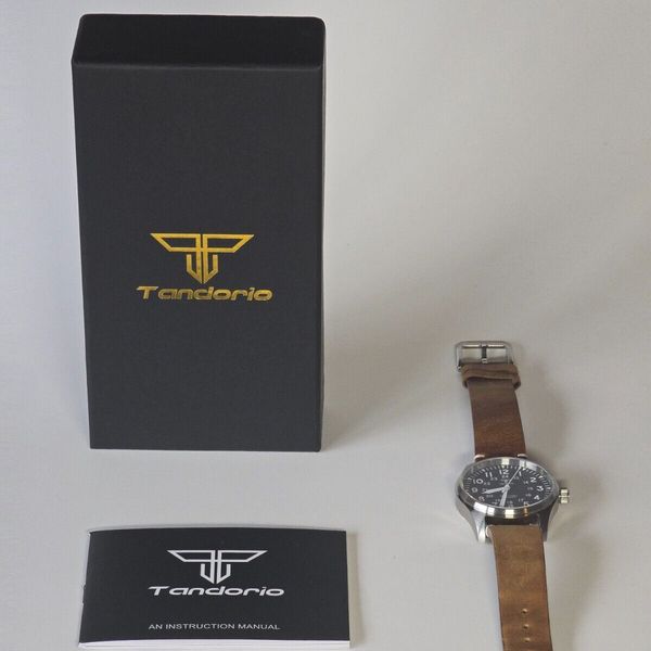 TANDORIO 39mm Pilot Watch Automatic Movement (SEIKO NH35) Sapphire ...