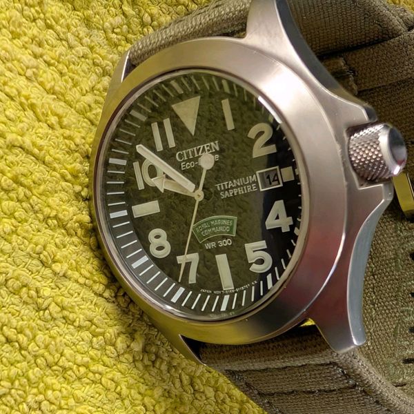 Royal Marines Commando Titanium Citizen Men's Watch | WatchCharts ...