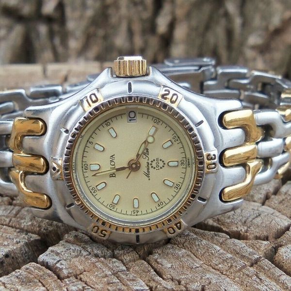 Women's Bulova Marine Star T7 Watch All Original New Battery Very Clean ...