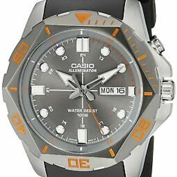 Casio Men's MTD-1080-8AVCF Super Illuminator Diver Analog Display ...
