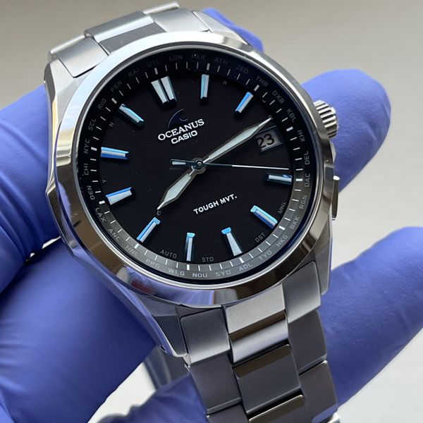CASIO Oceanus OCW-S100-1AJF Titanium Solar Radio-controlled Watch Full ...