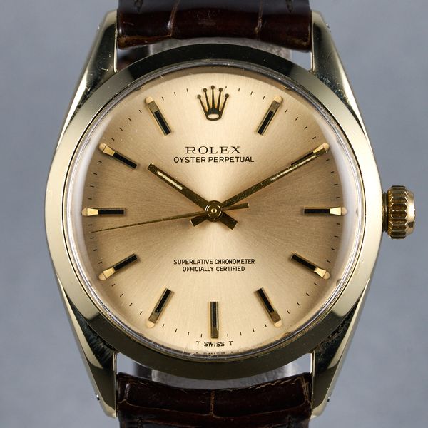 FS: 1969 Rolex Gold Shell Oyster Perpetual Ref: 1025 with Box and ...