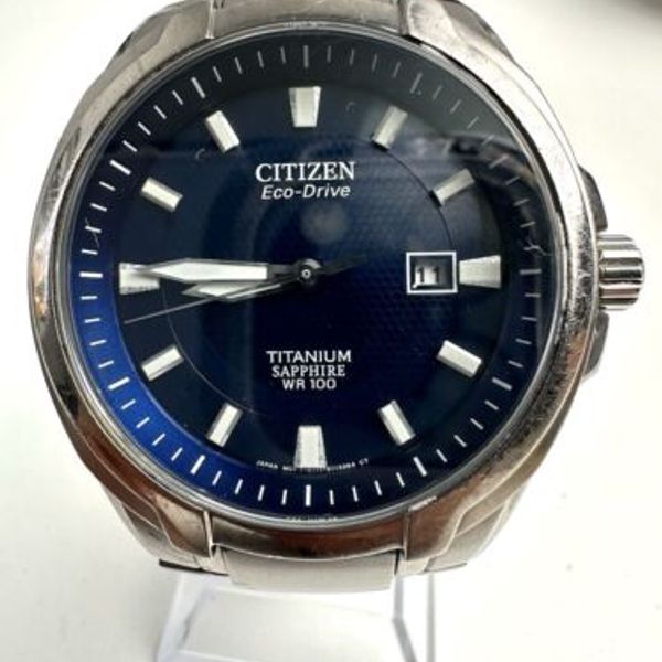 CITIZEN ECO DRIVE TITANIUM SAPPHIRE WATCH E111 CITIZEN ECO DRIVE ...