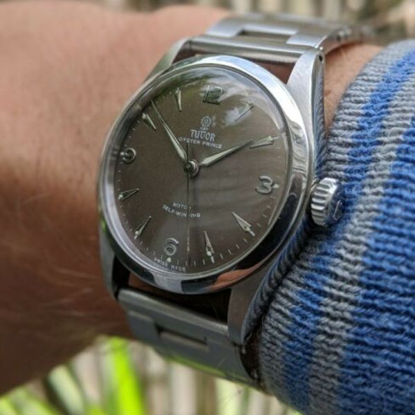 Incredible Rolex Tudor Oyster Prince Tropical Explorer Dial c.1956 34mm ...