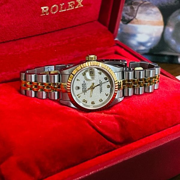 Rolex Datejust 26mm Two tone Numbers computer dial Ref 69173 1994 ...