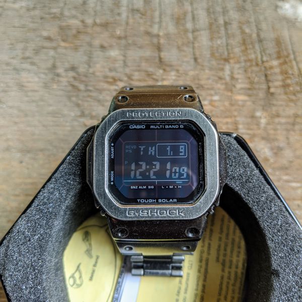 Casio G Shock GWM5610BB w/ Metal bezel strap mod | WatchCharts Marketplace