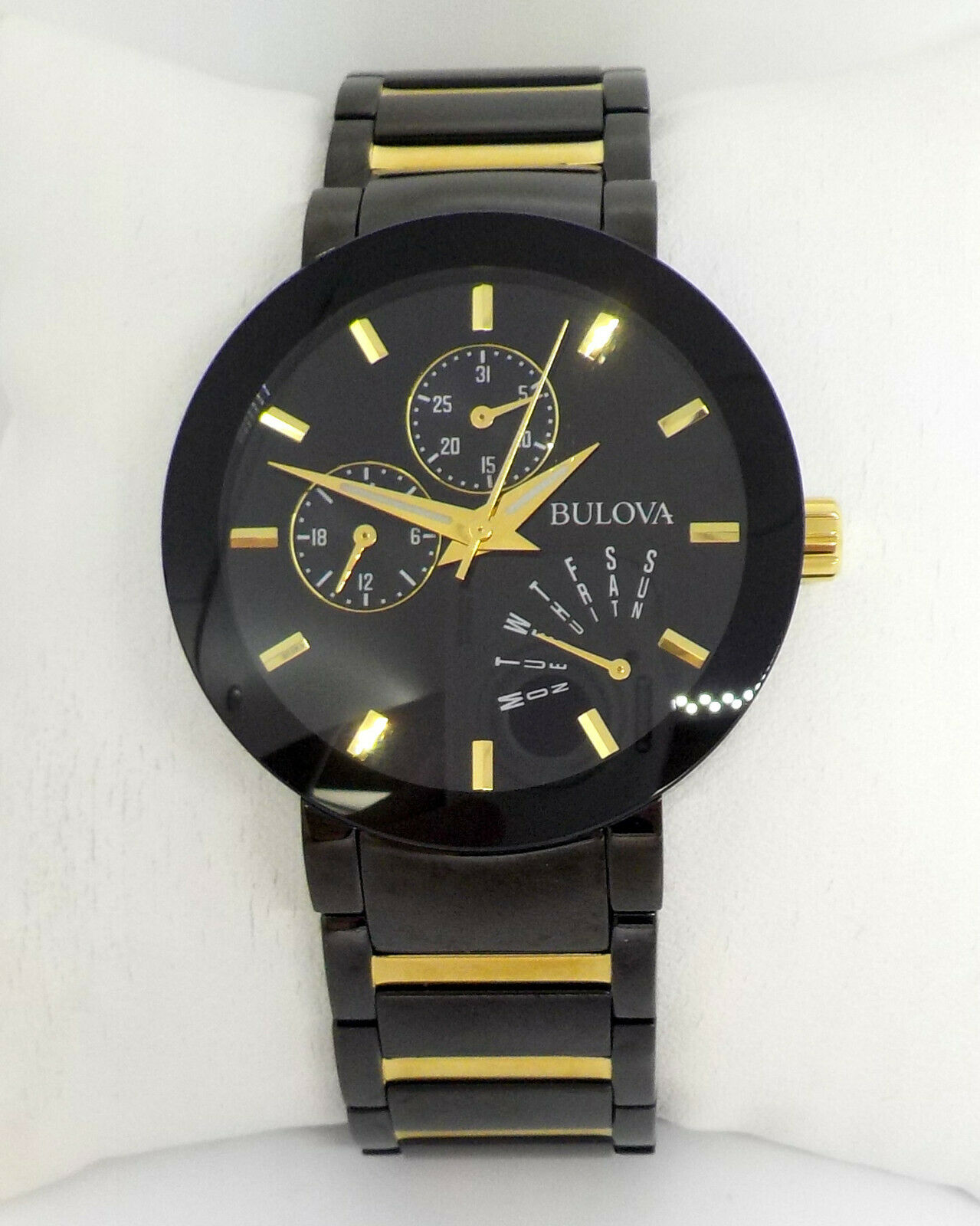 BULOVA MODERN BLACK DIAL MEN'S WATCH 98C124 $450.00 | WatchCharts