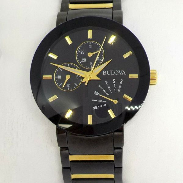 BULOVA MODERN BLACK DIAL MEN'S WATCH 98C124 $450.00 | WatchCharts