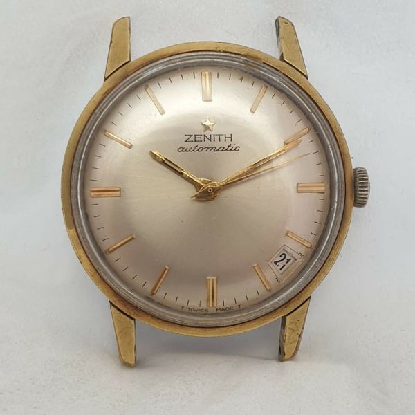 Zenith GOLD STAR Automatic Men's 2542 PC - All Original unpolished ...