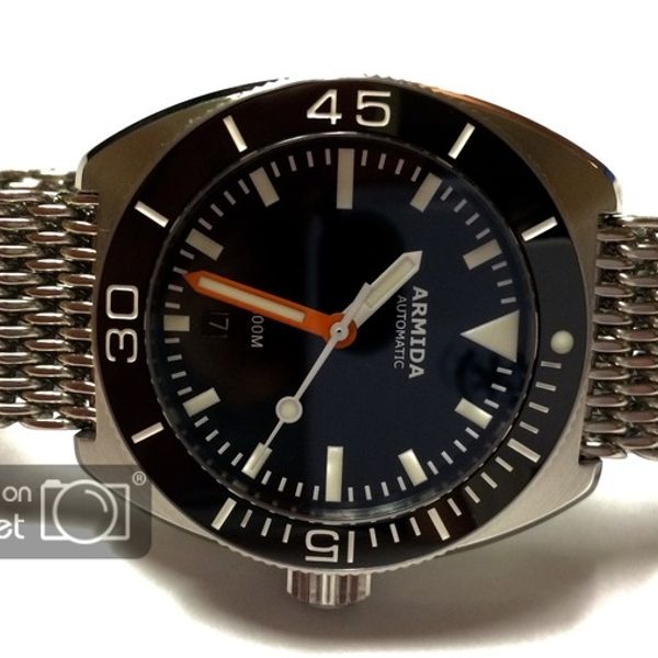 FS: Armida A7 steel on shark mesh | WatchCharts Marketplace