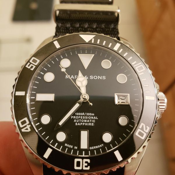 [WTS] Marc & Sons Diver - Excellent Condition, Low Price | WatchCharts ...