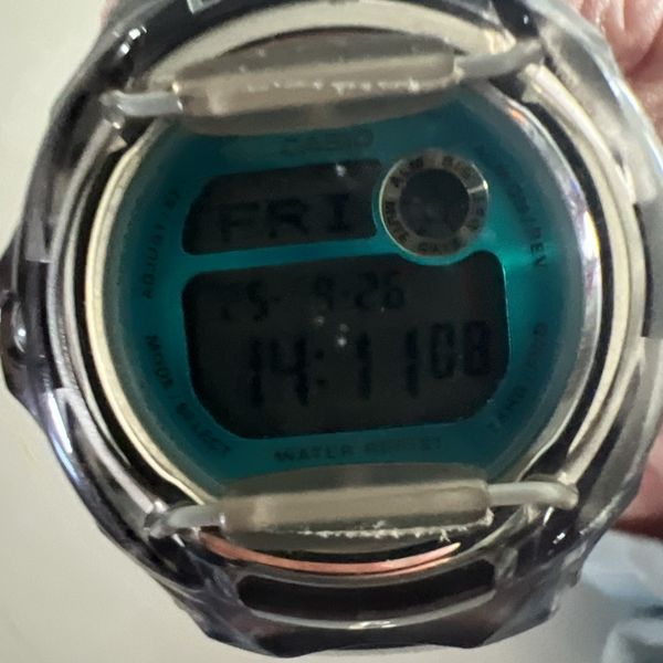 Casio Baby G Shock Smoke Colored Translucent Watch Super Clean New ...