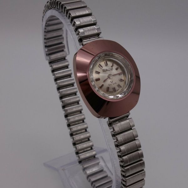 Rado Balboa V Vintage 60er Silber Wolfram Rose Swiss Made 17J Rado 311 ...