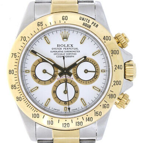 ROLEX DAYTONA COSMOGRAPH Bj. 96/97 CAL. ZENITH 4030 REF. 16523 STAHL ...